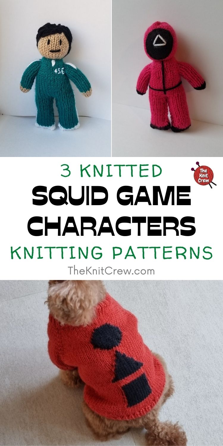 3 Knitted Squid Game Character Patterns - The Knit Crew