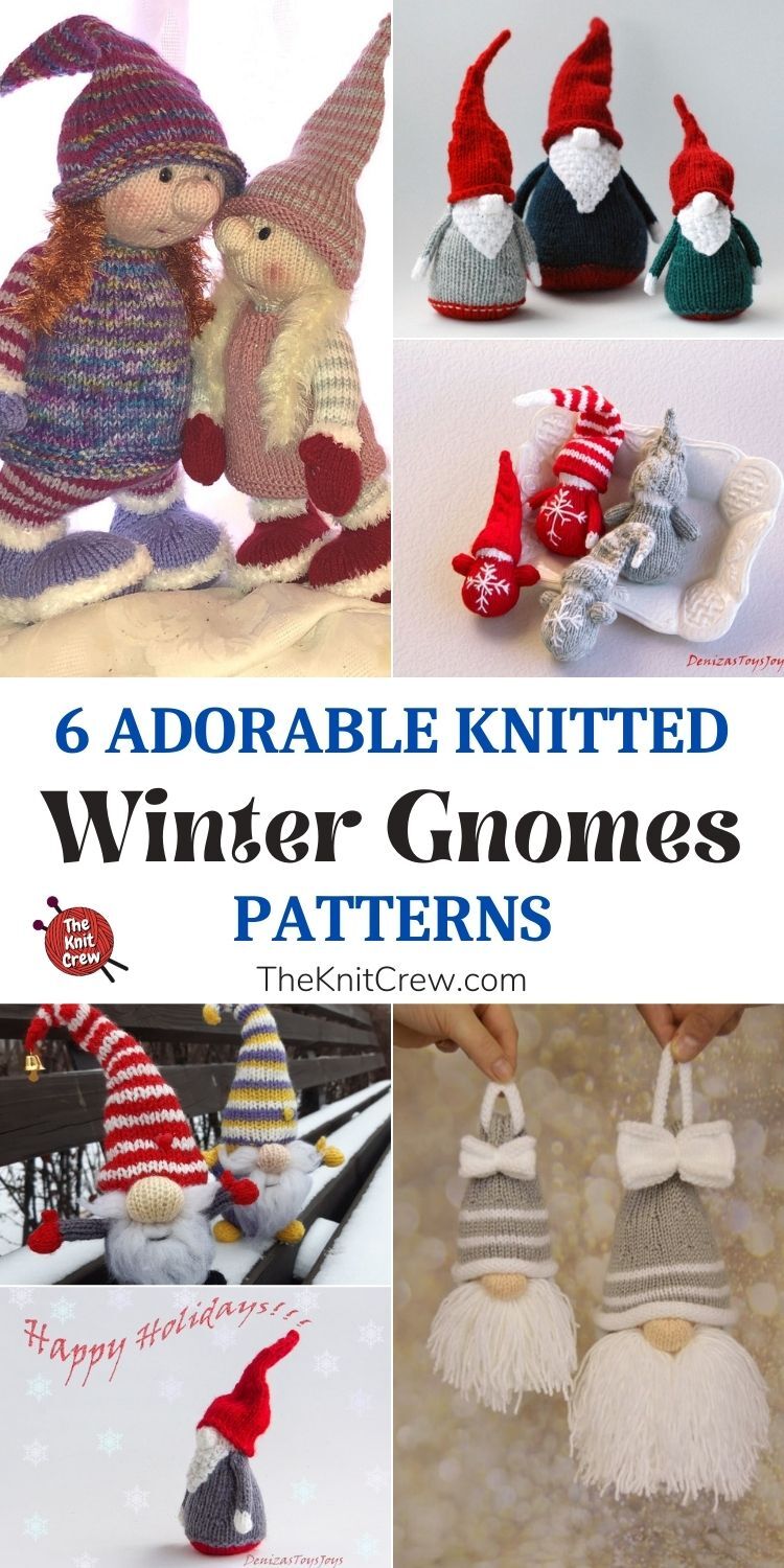 6 Adorable Knitted Winter Gnome Patterns - The Knit Crew