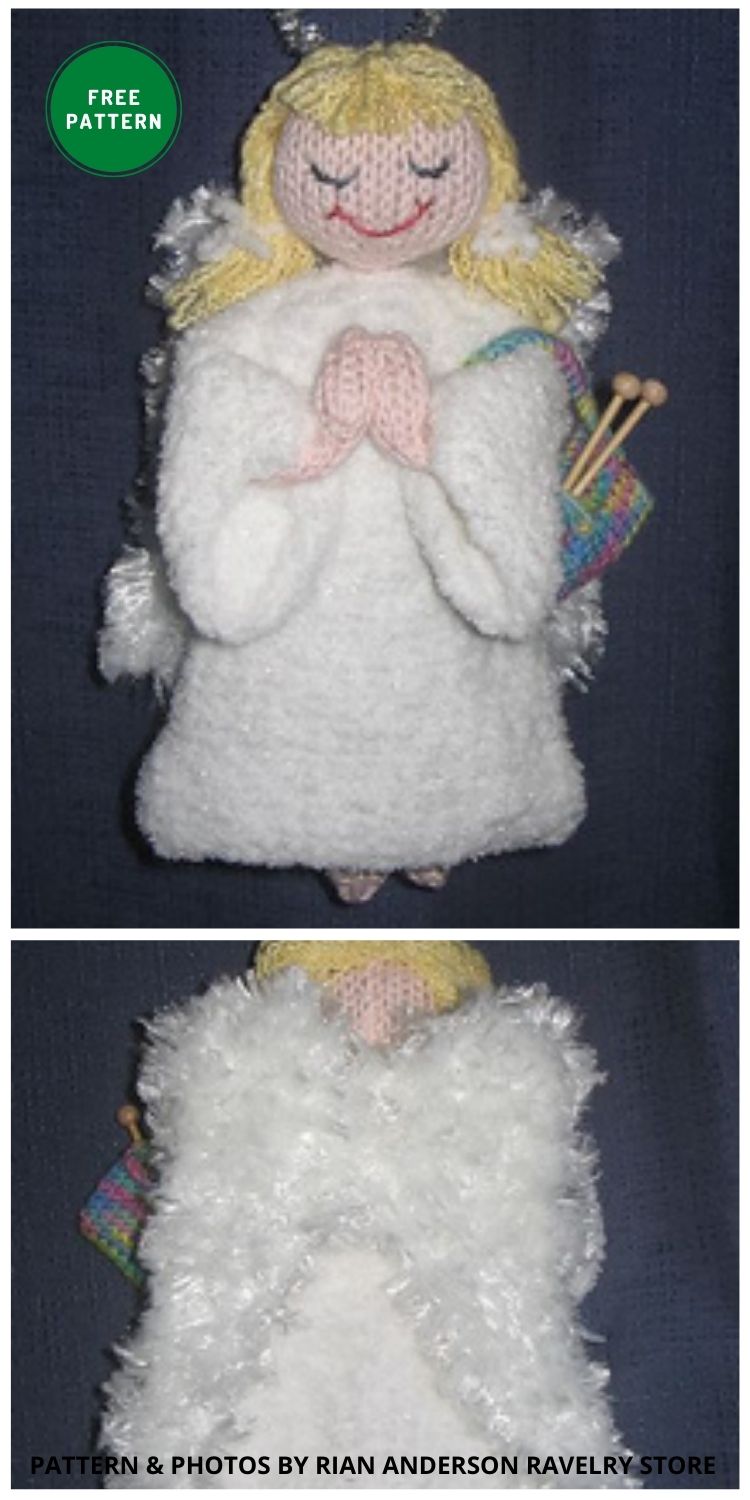 7 Knitted Angel Patterns For Christmas - The Knit Crew