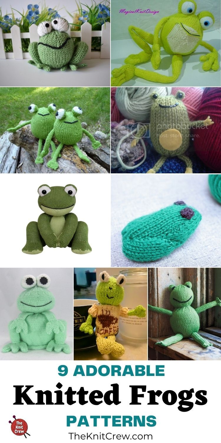 9 Adorable Knitted Frog Toys For Your Kids - The Knit Crew