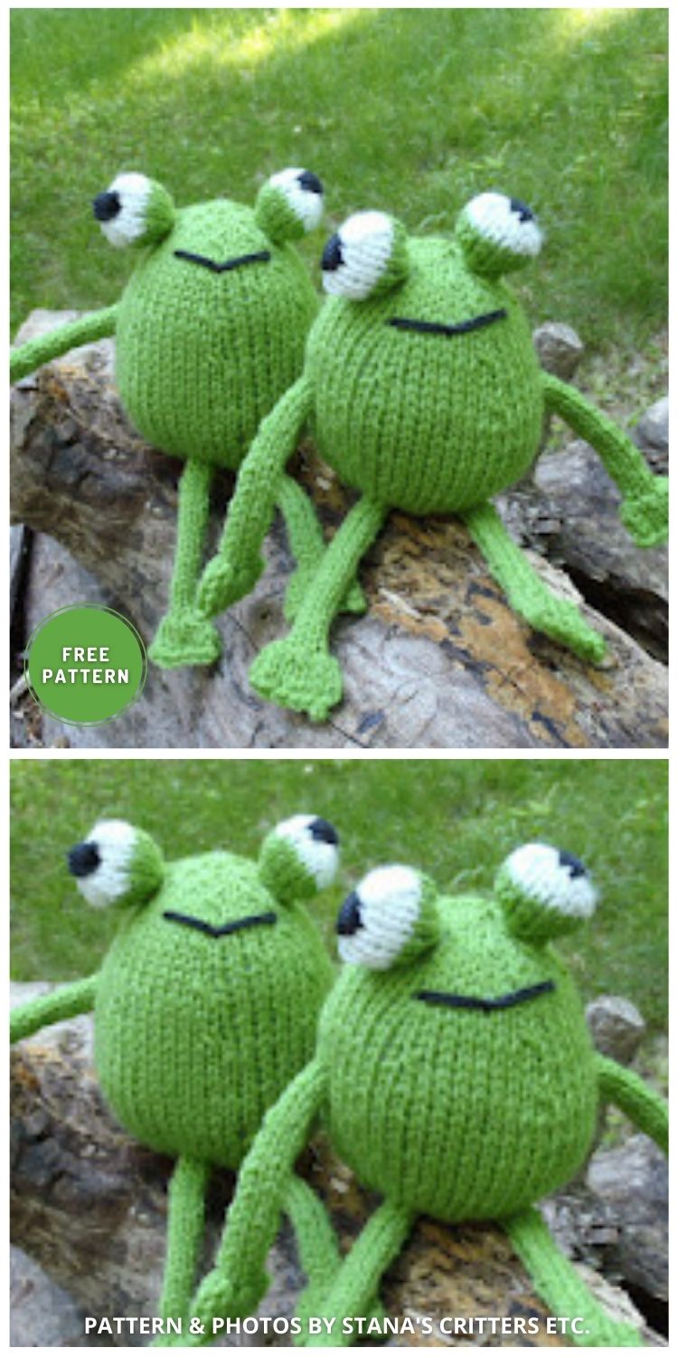 9 Adorable Knitted Frog Toys For Your Kids - The Knit Crew