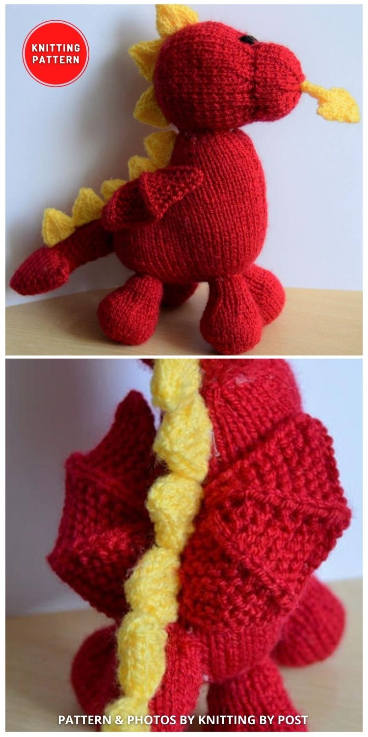 7 Knitted Dragon Toy Patterns - The Knit Crew
