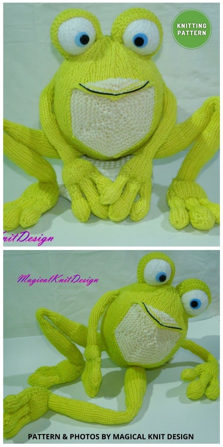 9 Adorable Knitted Frog Toys For Your Kids - The Knit Crew