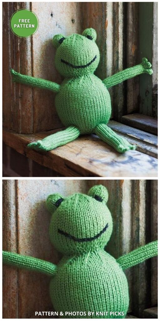 9 Adorable Knitted Frog Toys For Your Kids - The Knit Crew