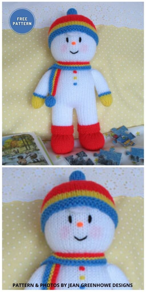 9 Free Knitted Snowman Patterns For Winter - The Knit Crew