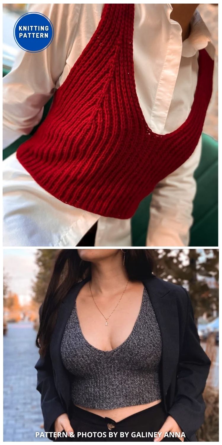 6 Best Knitted Crop Top Patterns For Summer - The Knit Crew