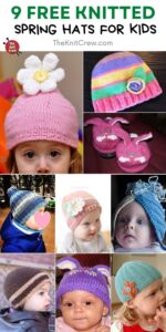 9 Free Knitted Spring Hat Patterns For Kids - The Knit Crew