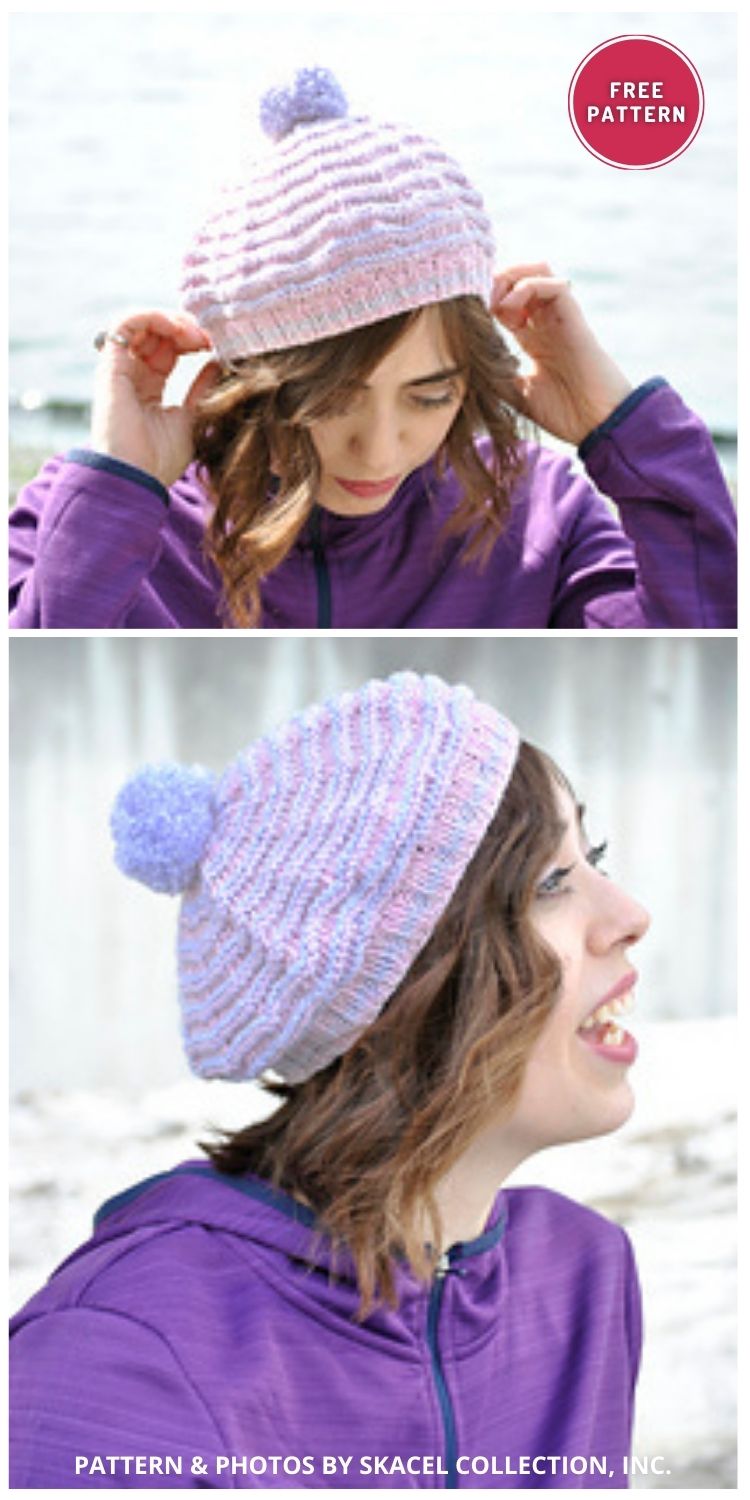 10 Easy Knitted Spring Hat Patterns For Women - The Knit Crew