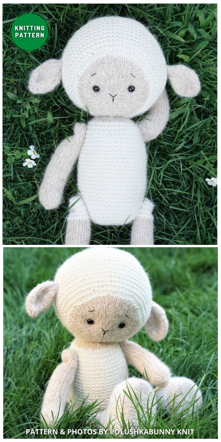 7 Cute Knitted Spring Lamb Patterns - The Knit Crew