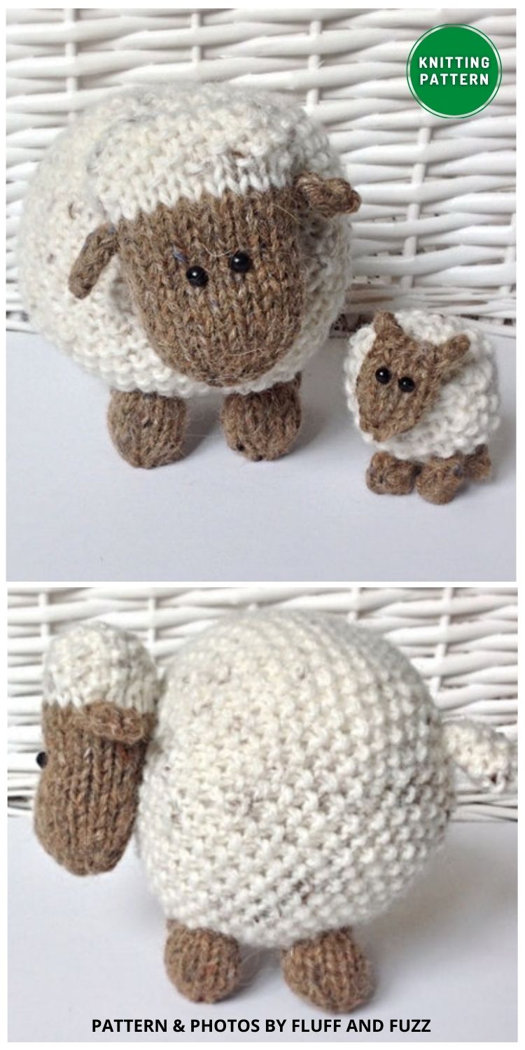 7 Cute Knitted Spring Lamb Patterns - The Knit Crew