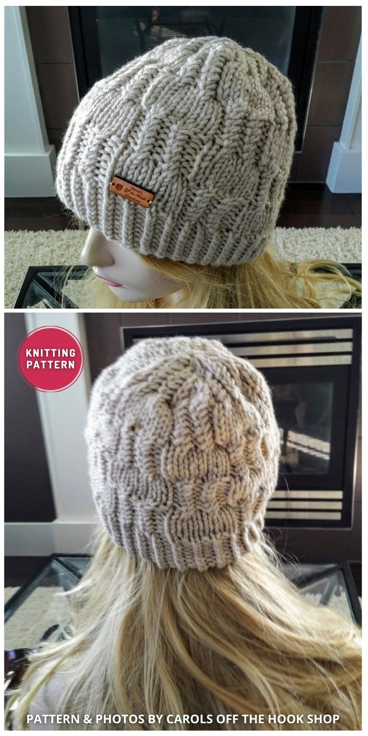 10 Easy Knitted Spring Hat Patterns For Women - The Knit Crew