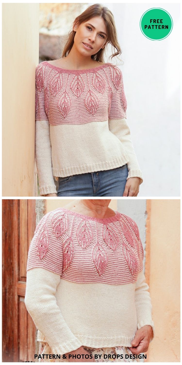 9 Free Knitted Spring Jumper Patterns - The Knit Crew
