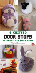 6 Knitted Door Stop Patterns For Your Home - The Knit Crew