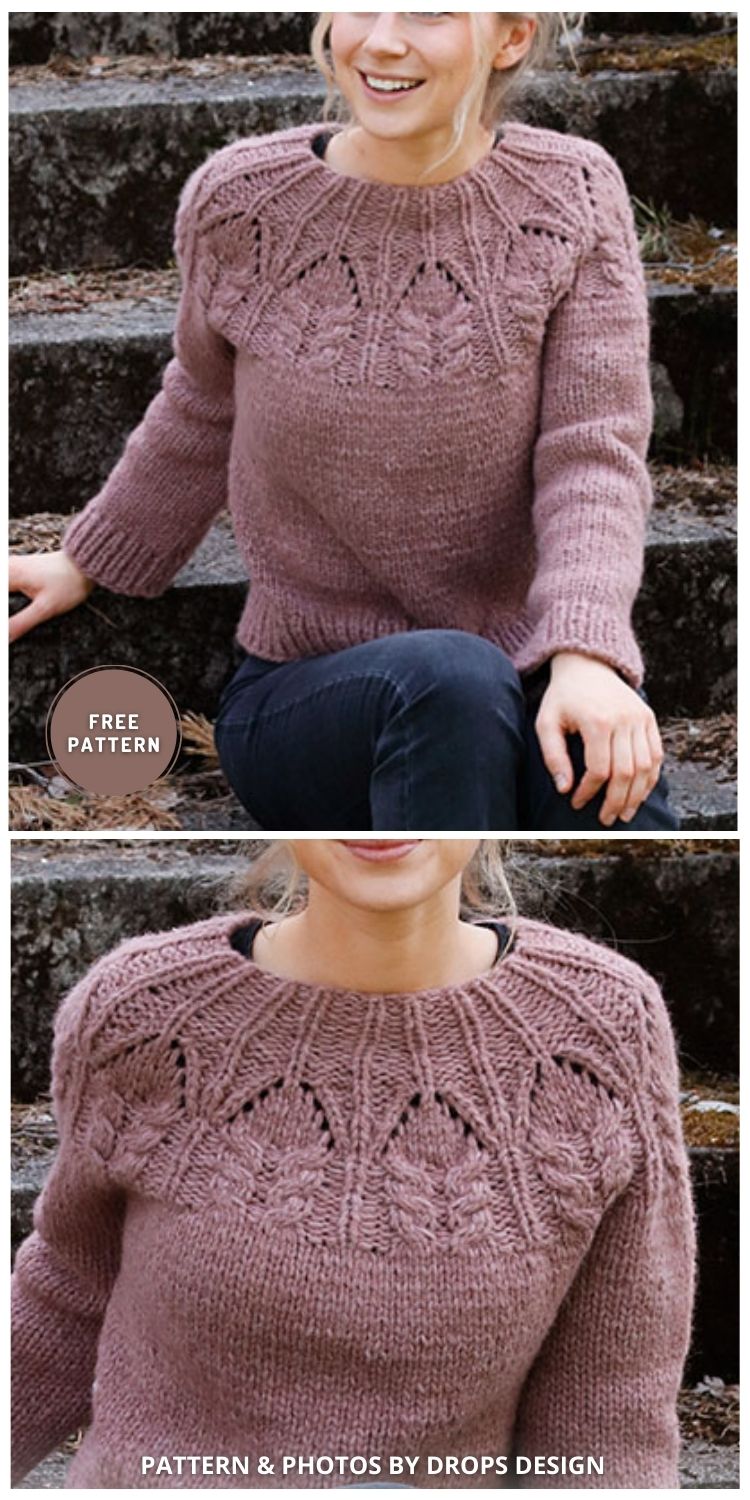 7 Free Knitted Aran Jumper Patterns - The Knit Crew