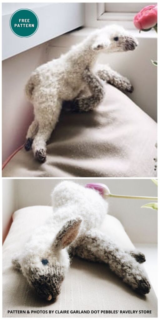 8 Free Knitted Lamb Toy Patterns For Kids - The Knit Crew
