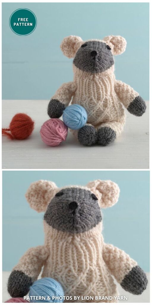 8 Free Knitted Lamb Toy Patterns For Kids - The Knit Crew