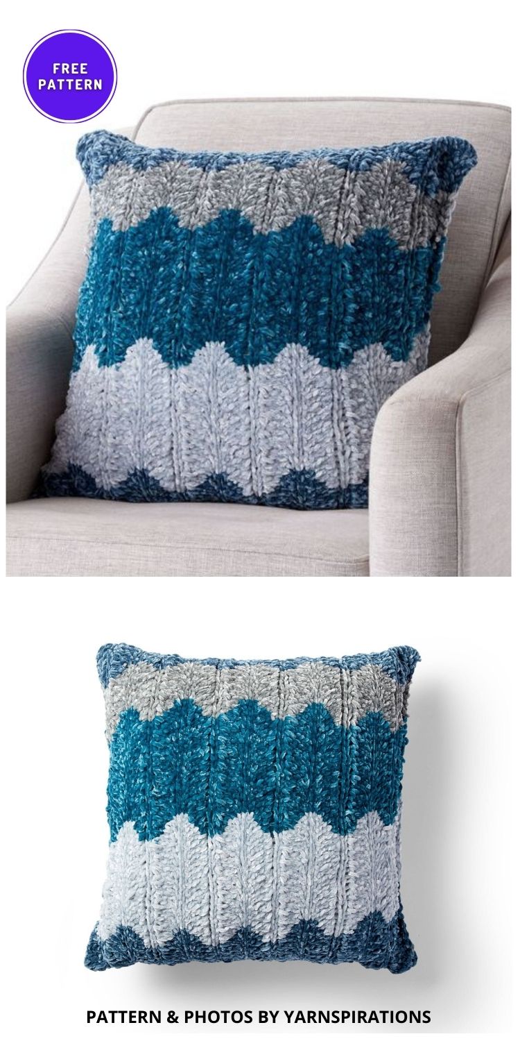 8 Free Easy Chevron Stitch Knitting Patterns - The Knit Crew