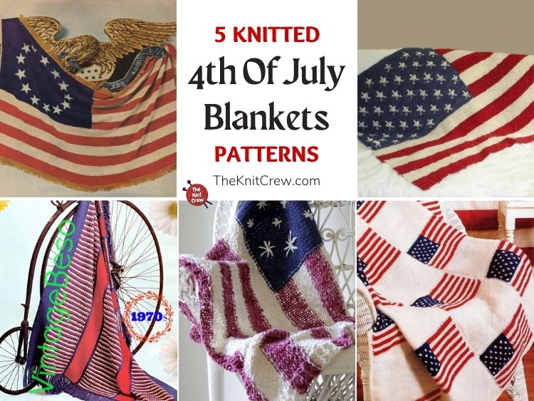 10 Free Patriotic Knitting Patterns For 4th of July - The Knit Crew