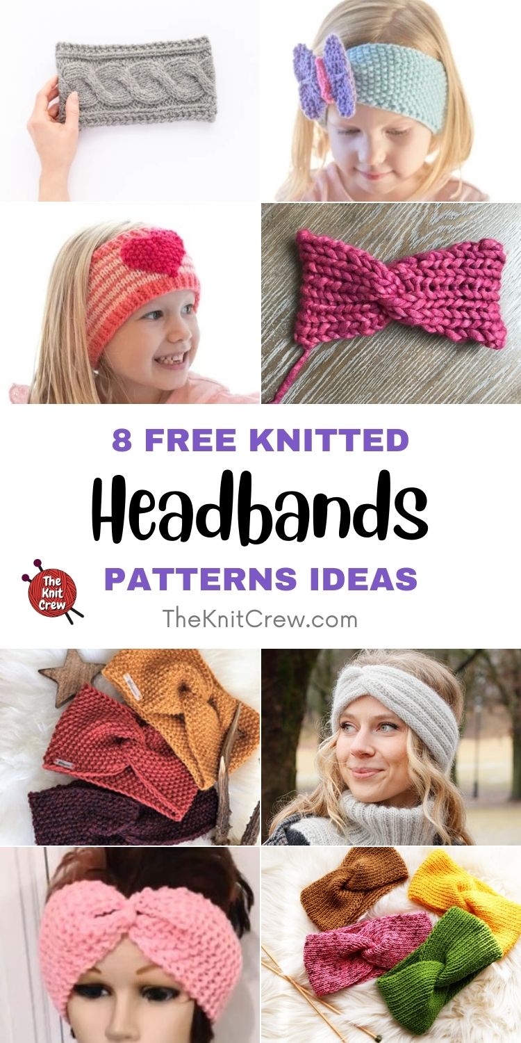 8 Free Knitted Headband Patterns Ideas - The Knit Crew