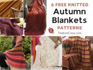 6 Free Knitted Autumn Blanket Patterns - The Knit Crew