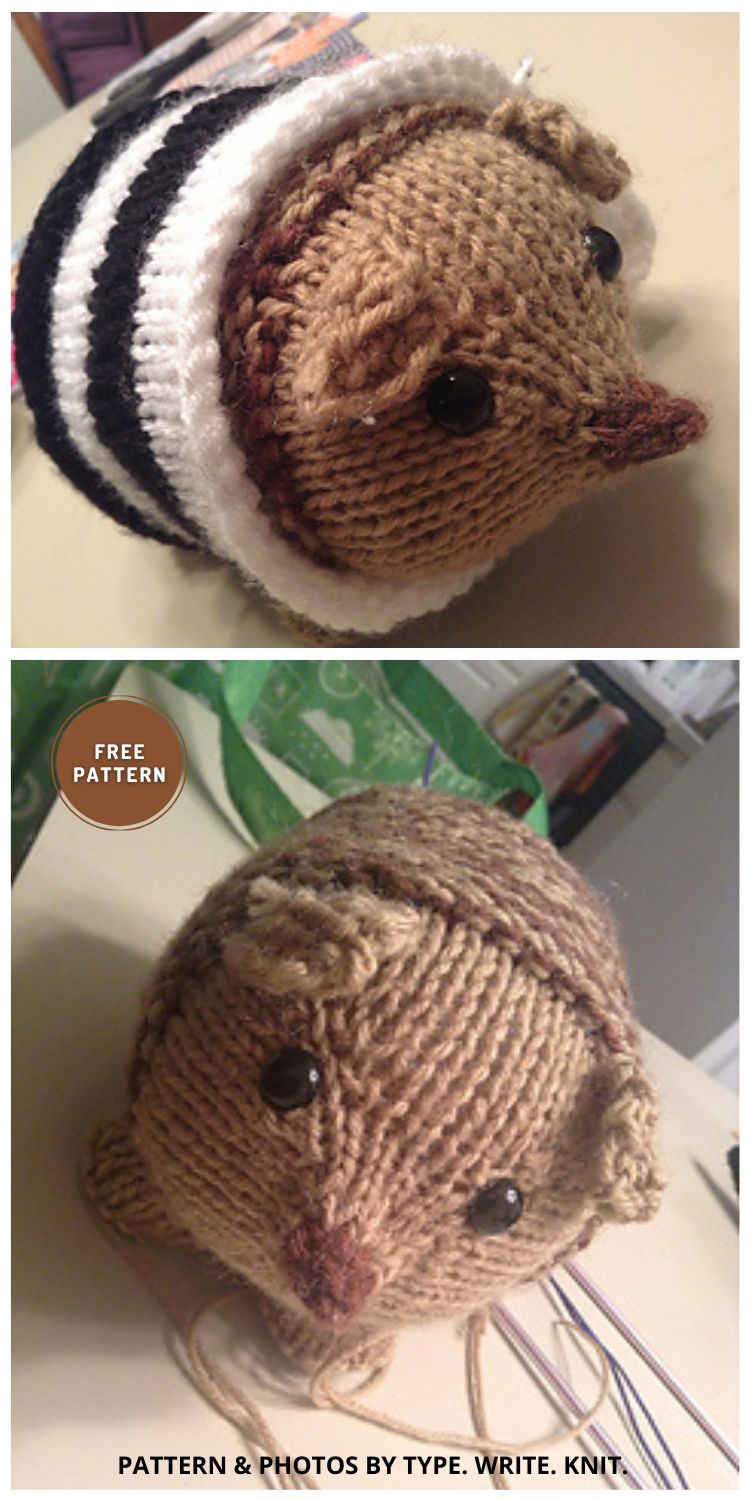 6 Free Knitted Hedgehog Toy Patterns - The Knit Crew
