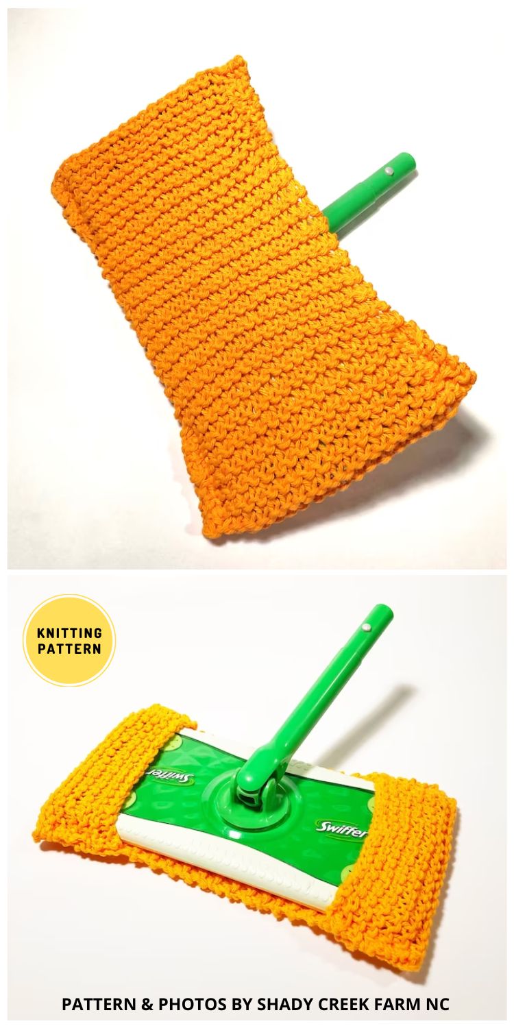 6 Reusable Knitted Mop Cover Patterns - The Knit Crew
