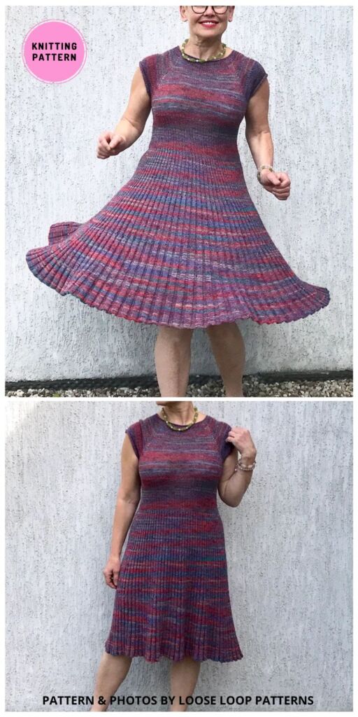 6 Beautiful Knitted Long Dress Patterns For Women - The Knit Crew