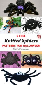 6 Free Knitted Spider Patterns For Halloween - The Knit Crew