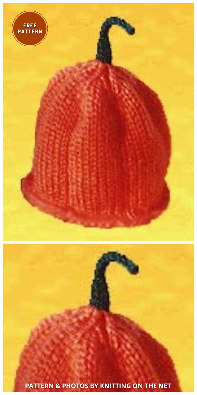 7 Free Knitted Pumpkin Hat Patterns - The Knit Crew