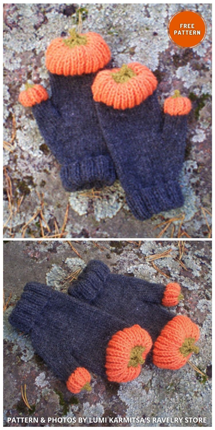 8 Creepy Knitted Halloween Mitten Patterns - The Knit Crew