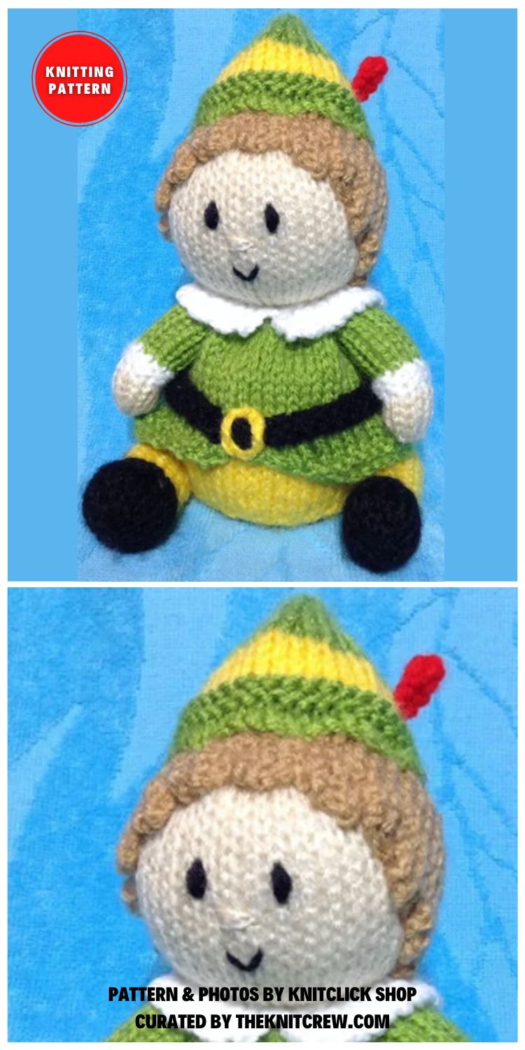6 Adorable Christmas Elf Toy Knitting Patterns - The Knit Crew