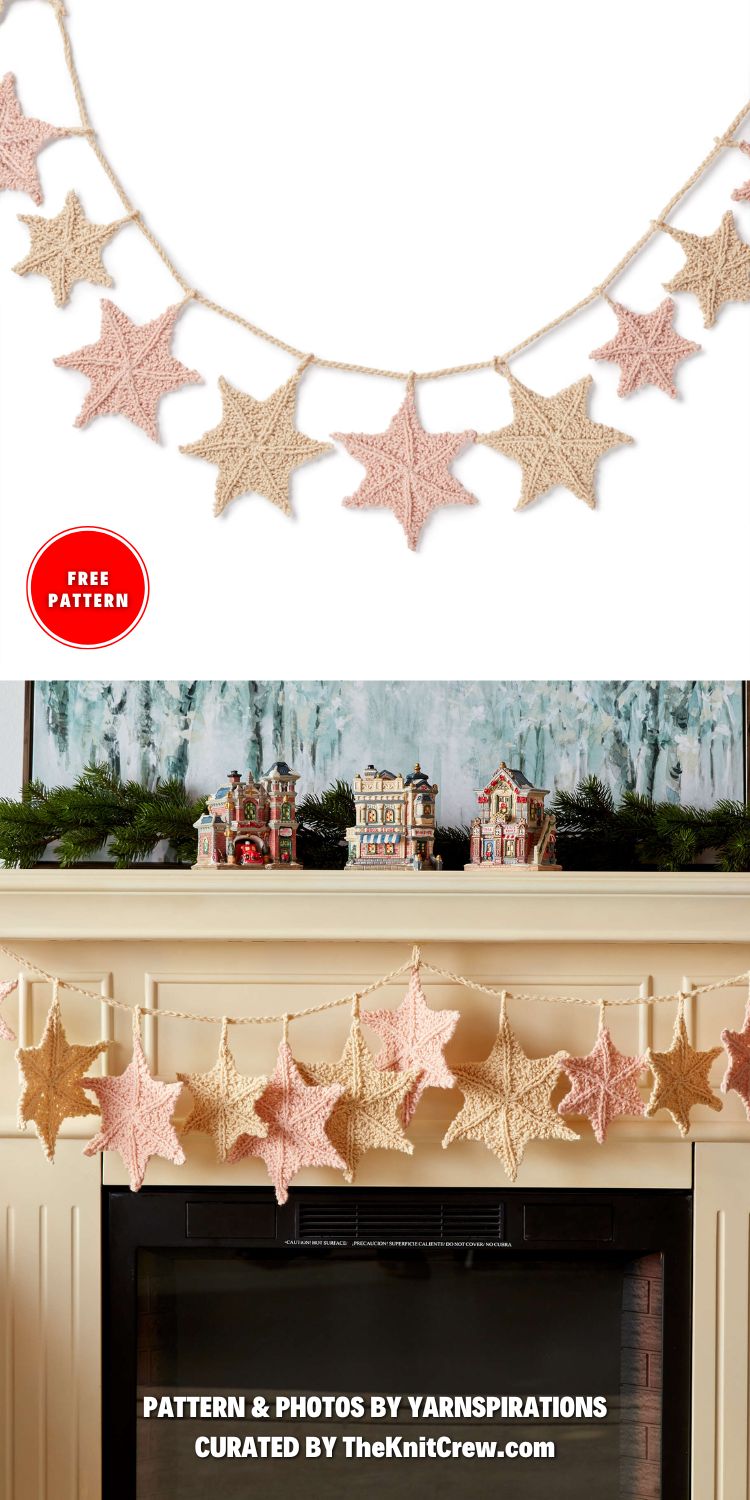 6 Free Knitted Christmas Garland Patterns - The Knit Crew
