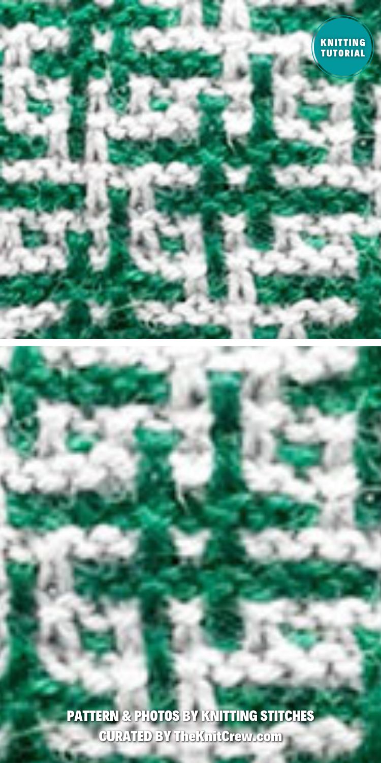 6 Easy Knitted Mosaic Stitch Tutorials For Beginners - The Knit Crew