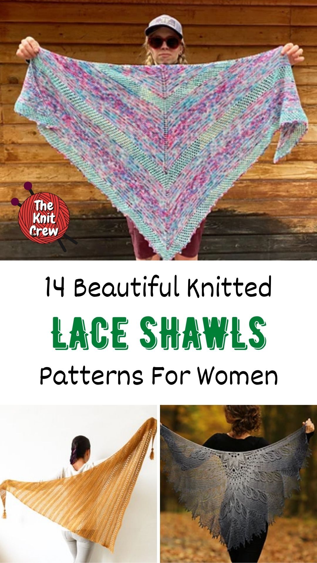 14 Beautiful Knitted Lace Shawl Patterns For Women - The Knit Crew