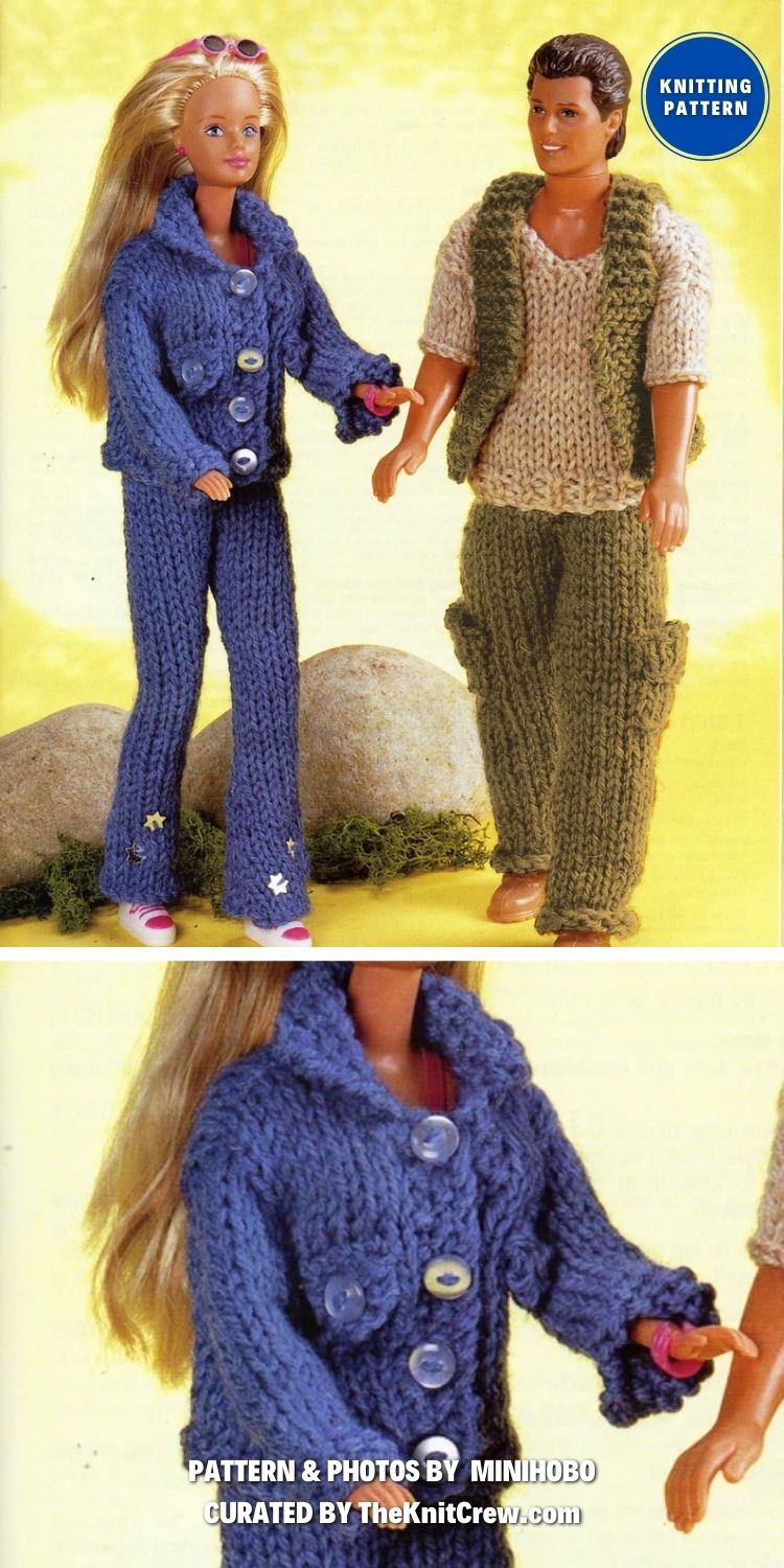 13 Adorable Knitted Doll Clothes Patterns - The Knit Crew
