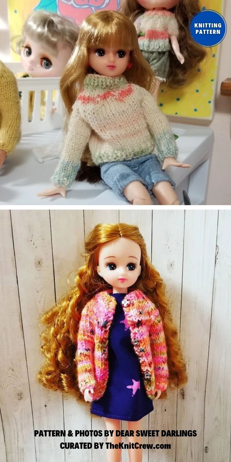 13 Adorable Knitted Doll Clothes Patterns - The Knit Crew