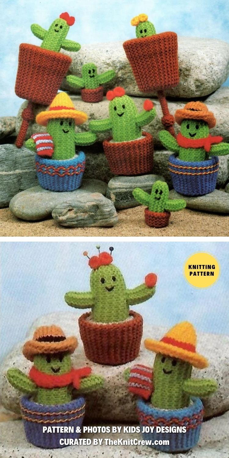 13 Beautiful Knitted Succulent Patterns For Mother's Day - The Knit Crew