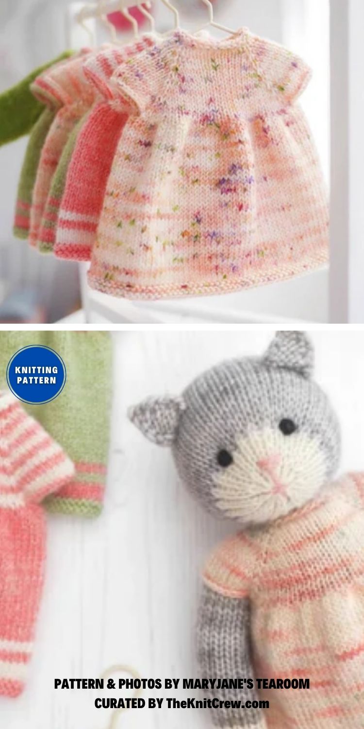 13 Adorable Knitted Doll Clothes Patterns - The Knit Crew