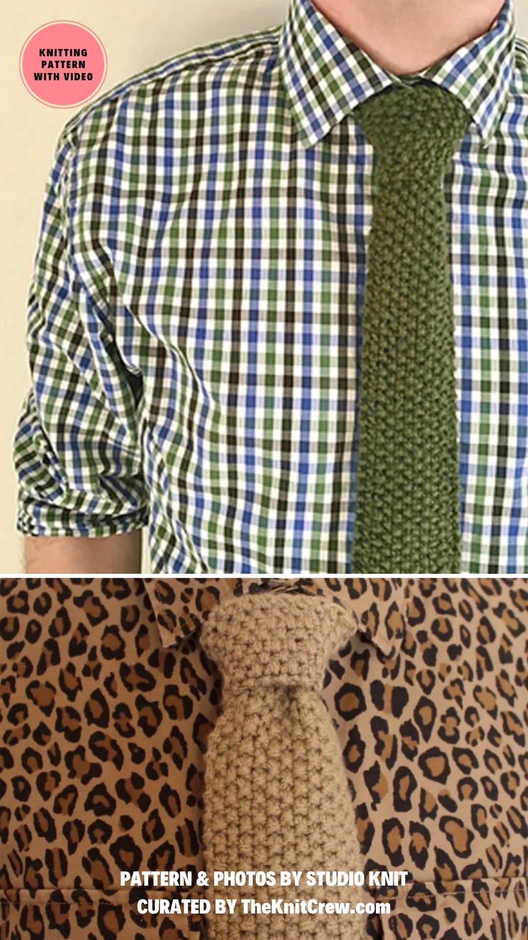 Surprise Dad With A Knitted Necktie: 11 Free Patterns to Choose From ...