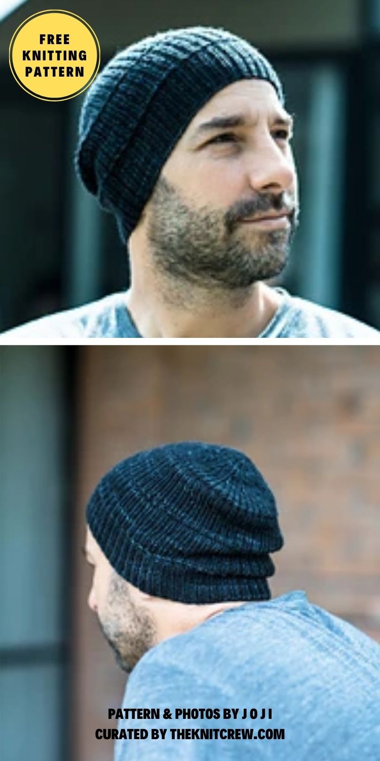 17 Free Knitted Hats For Men Patterns - The Knit Crew
