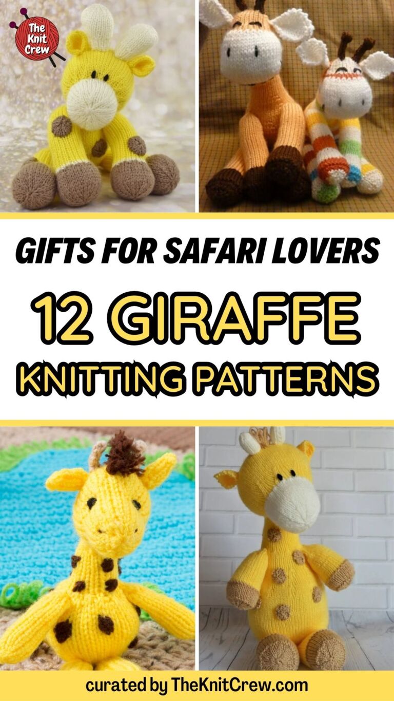 Gifts For Safari Lovers: 12 Giraffe Knitting Patterns - The Knit Crew