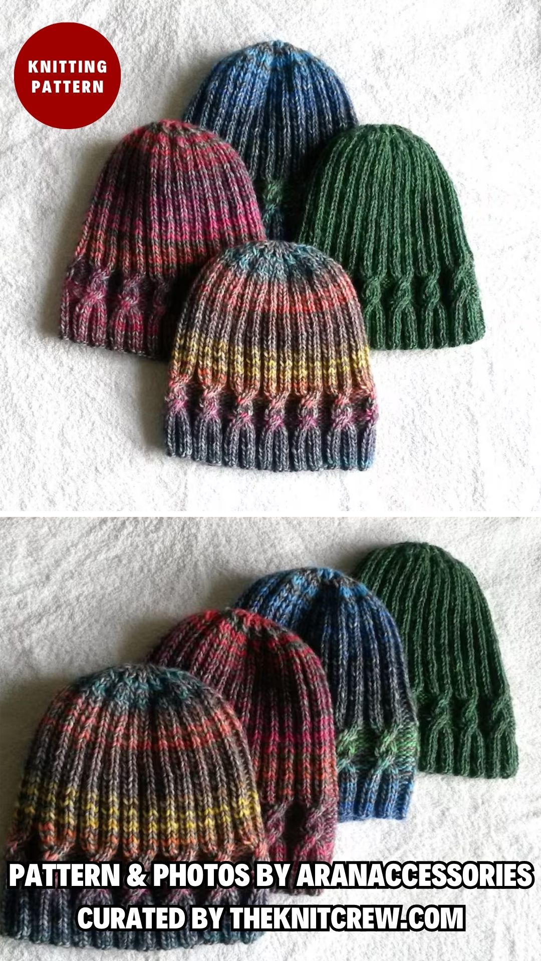 Classic and Cozy: 11 Free Knitted Aran Hat Patterns - The Knit Crew