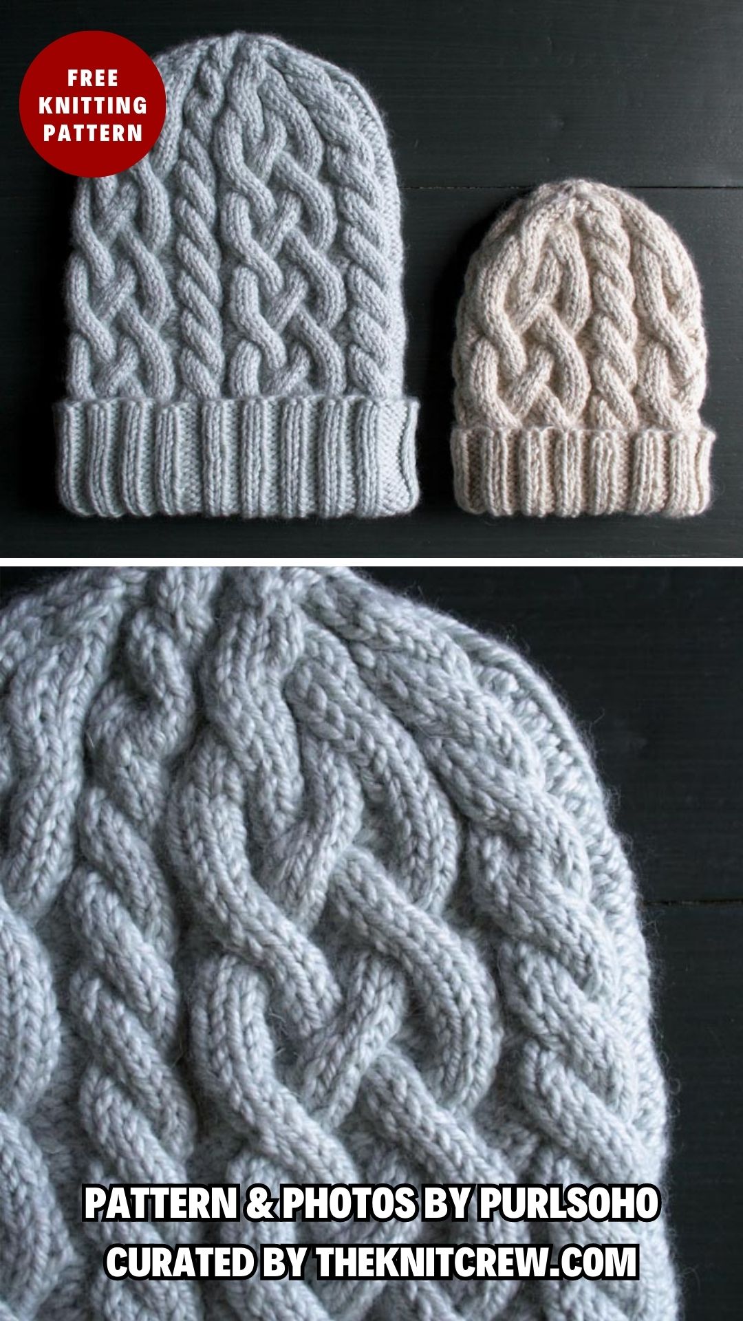 Classic and Cozy: 11 Free Knitted Aran Hat Patterns - The Knit Crew