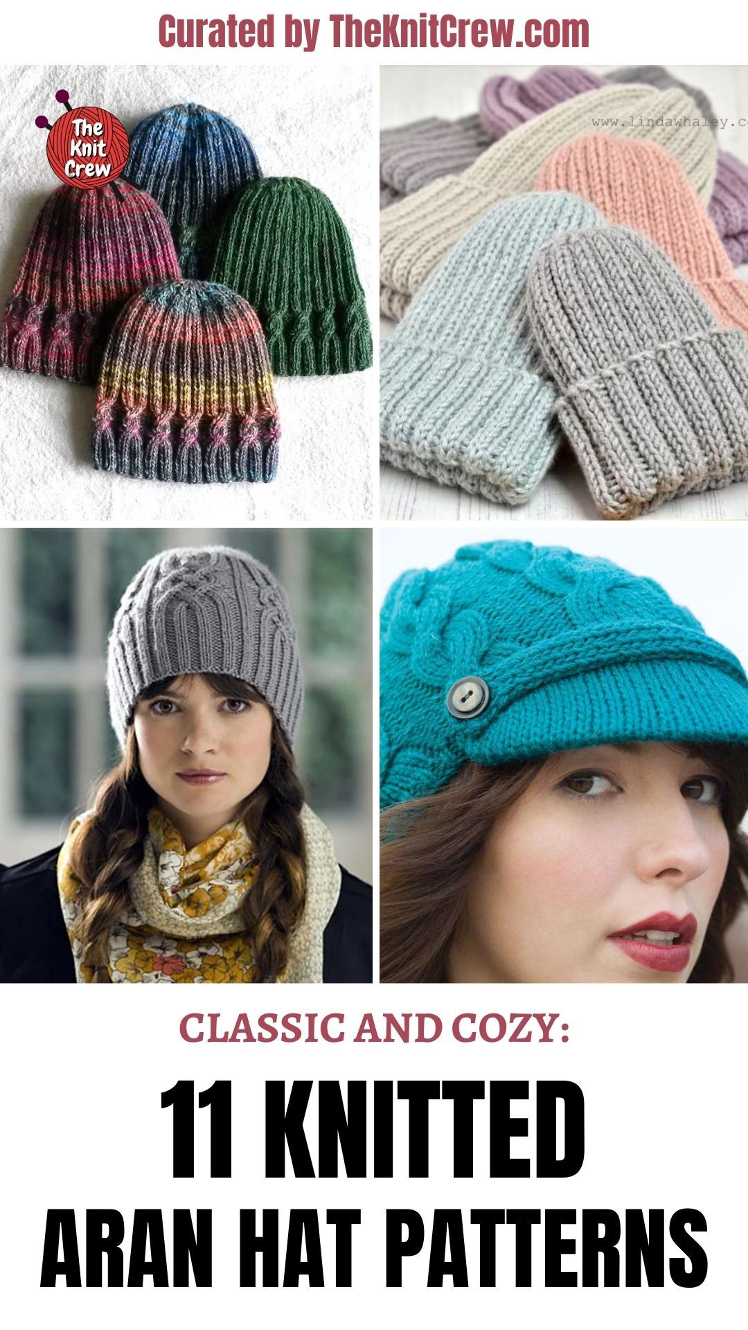 Classic and Cozy: 11 Free Knitted Aran Hat Patterns - The Knit Crew