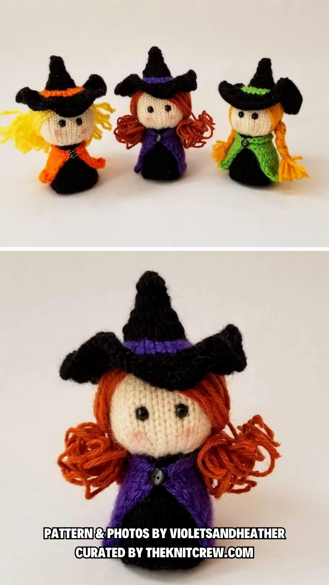 13 Creepy But Adorable Knitted Halloween Doll Patterns - The Knit Crew