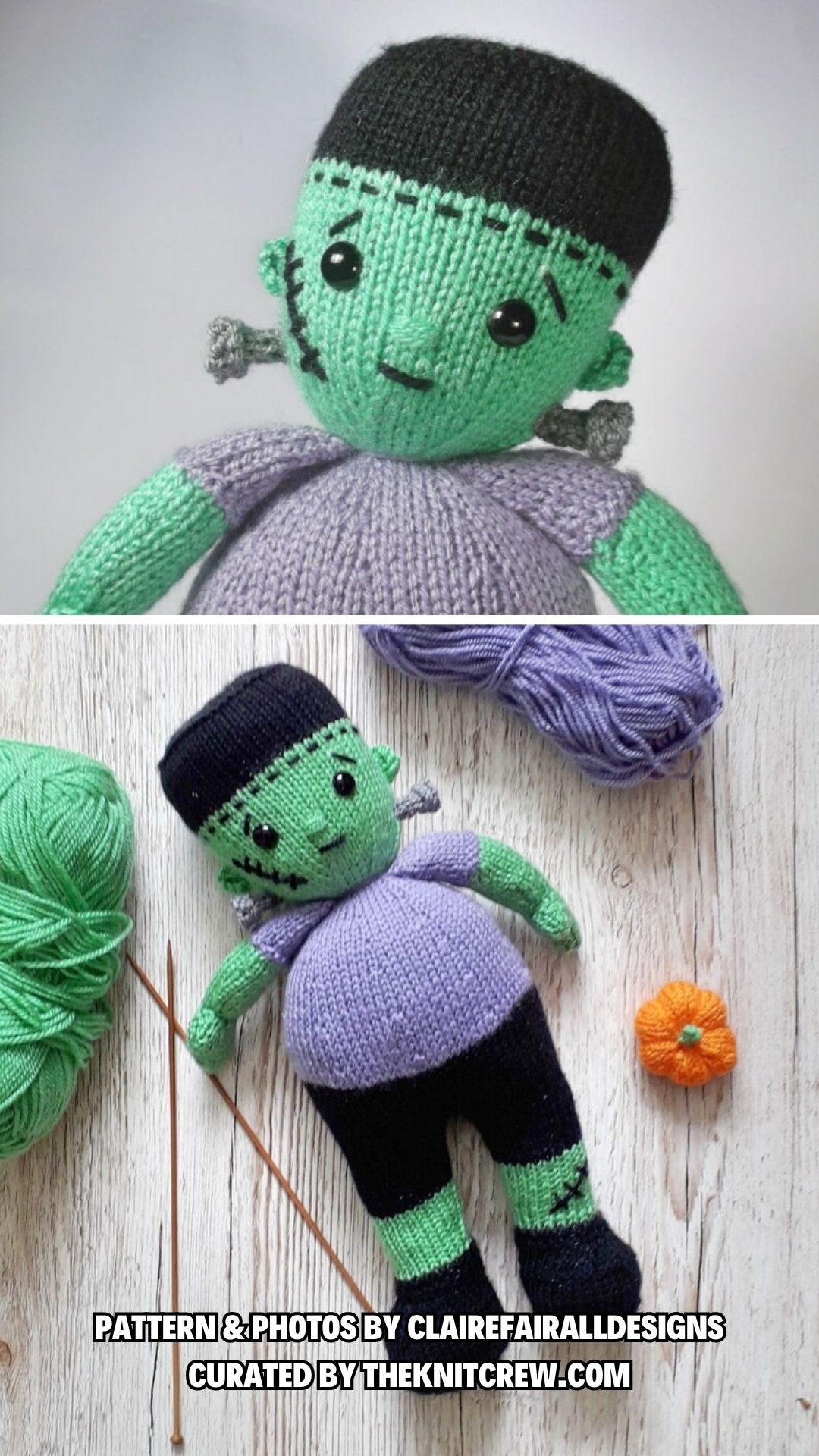 13 Creepy But Adorable Knitted Halloween Doll Patterns - The Knit Crew