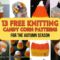 13 Free Knitting Candy Corn Patterns For The Autumn Season - The Knit Crew
