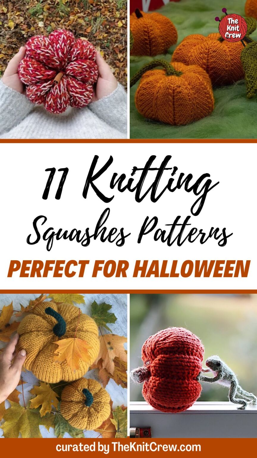 11 Knitting Squashes Patterns Perfect For Halloween - The Knit Crew