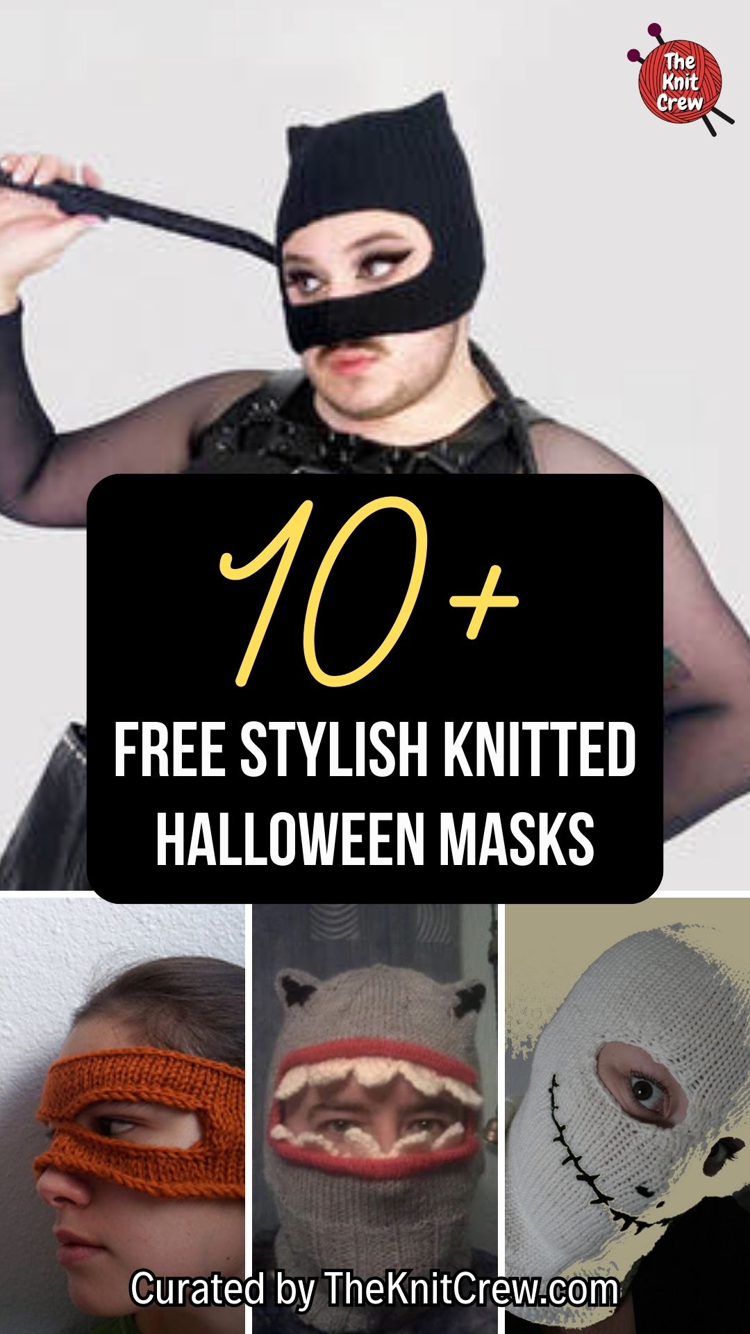 11 Free Halloween Masks You Can Wear To The Party - The Knit Crew