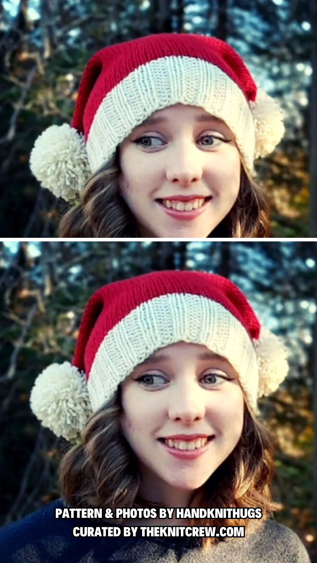 12 Free Knitted Christmas Hat Patterns For Everyone - The Knit Crew